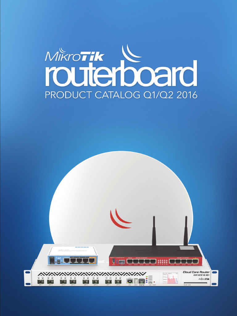 Sách Giới Thiệu Chi Tiết Tất Cả Sản Phẩm Mikrotik | PDF | Computer Network | Router (Computing)