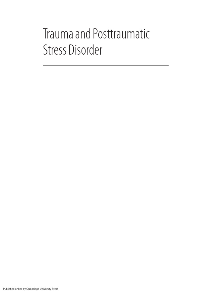 02.0 PP III III Trauma and Posttraumatic Stress Disorder | PDF