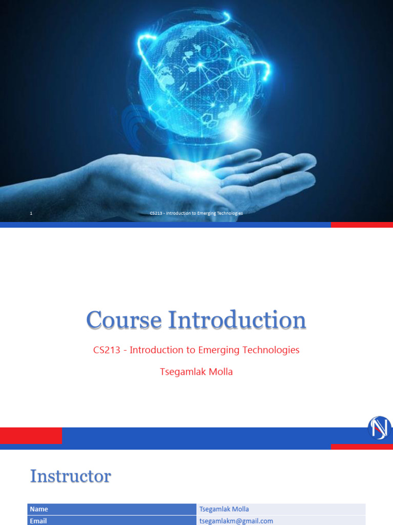 CS213 - 00 - Course Introduction (Outline) | PDF | Emerging ...