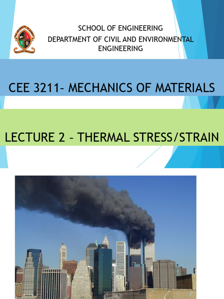 Lecture 3 | PDF | Deformation (Engineering) | Thermal Expansion