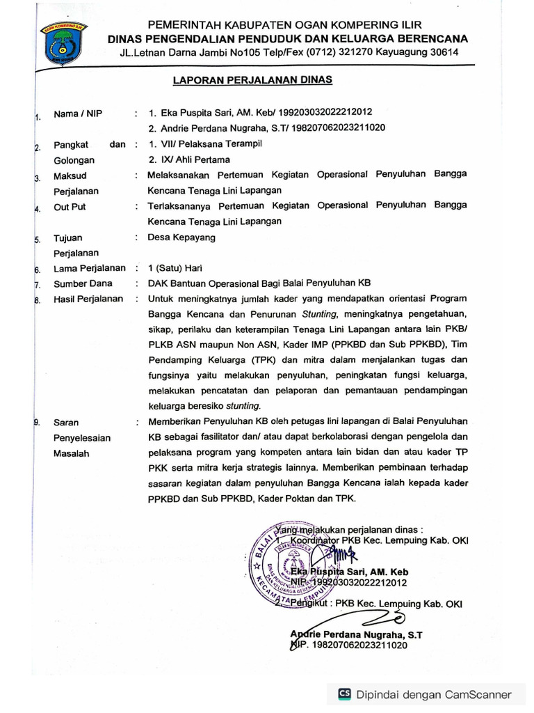 Lini Lapangan Desa Kepayang | PDF