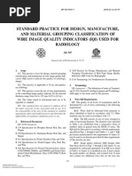 Wire Type IQI Selection Guide | PDF | Technology & Engineering