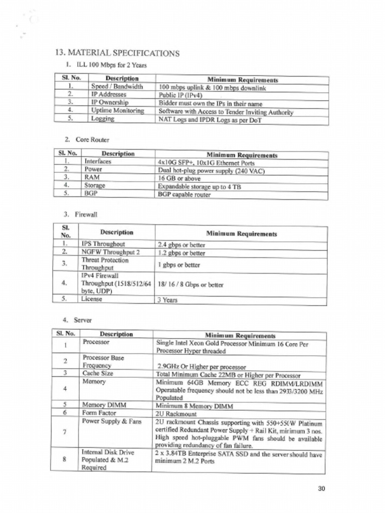 Hardware & Server Configuration | PDF