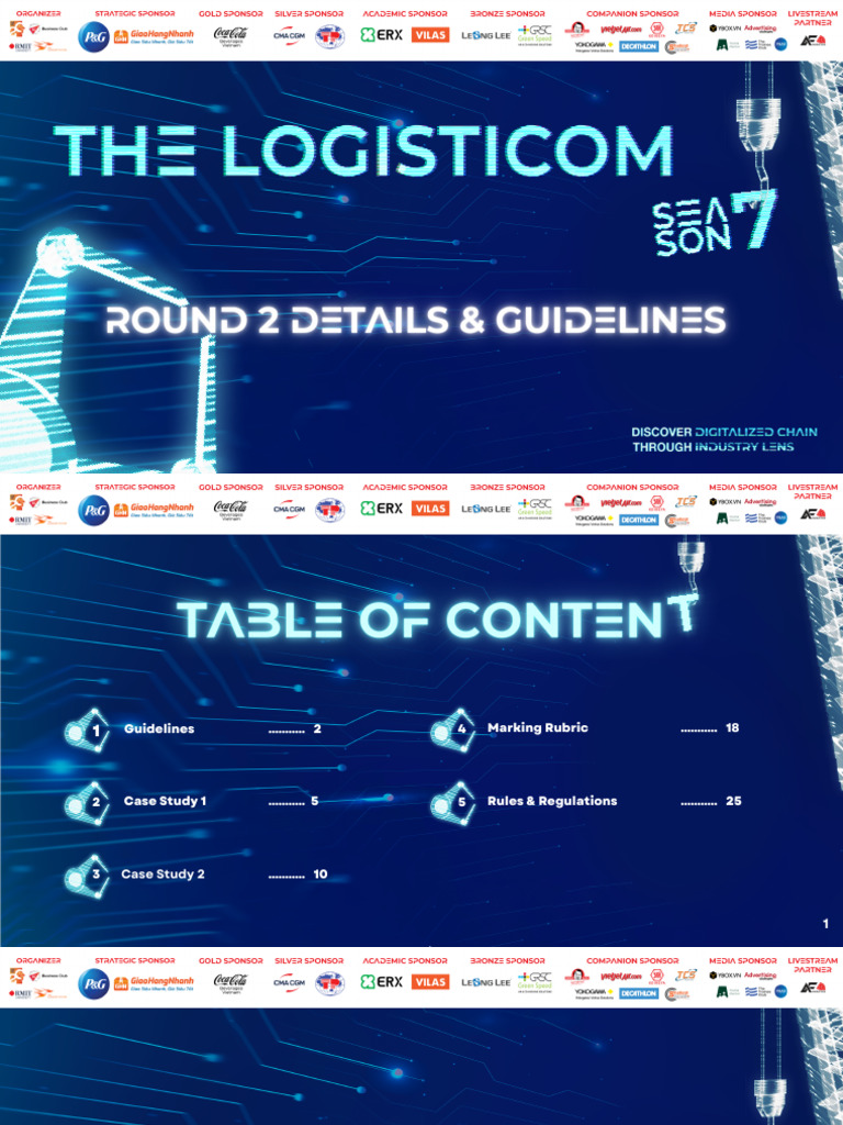 Round 2 Case Studies - The Logisticom Season 7 | PDF | Product (Business) | Warehouse
