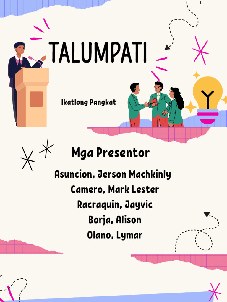 Talumpati Group 3 12 Malong | PDF