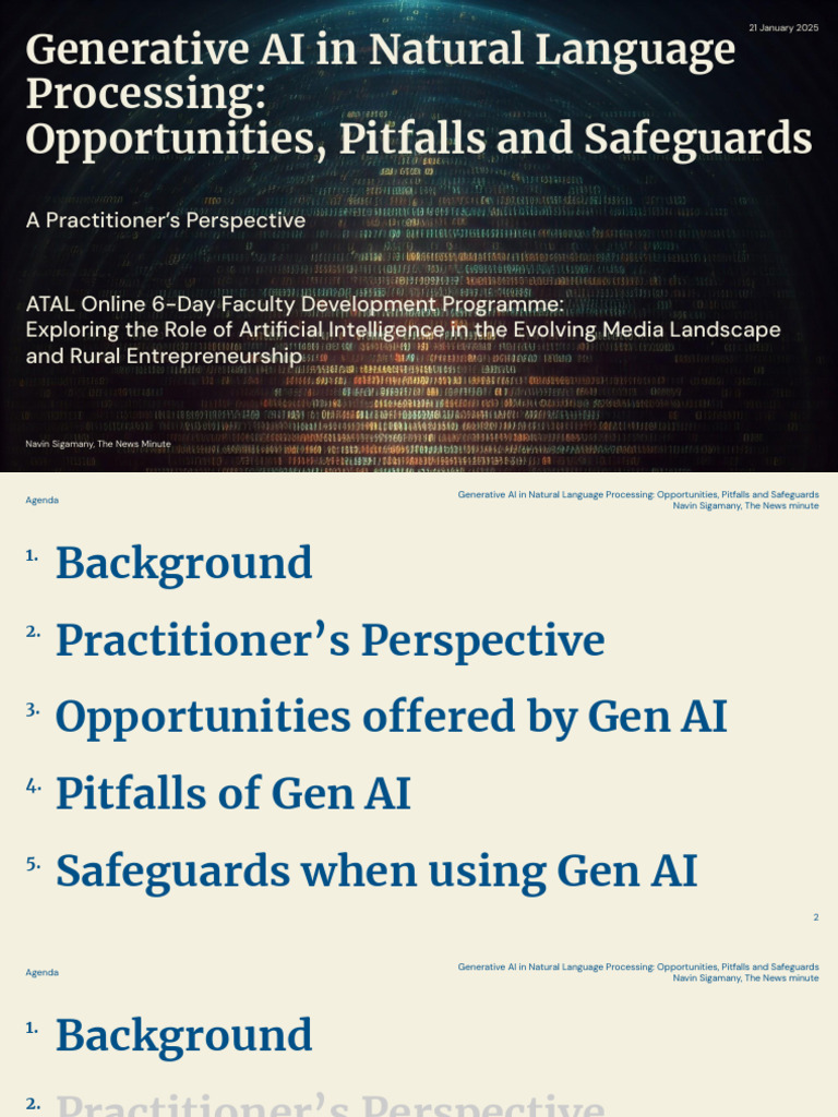 Day2-Session4 - (Navin Sigamany) | PDF | Learning | Artificial Intelligence