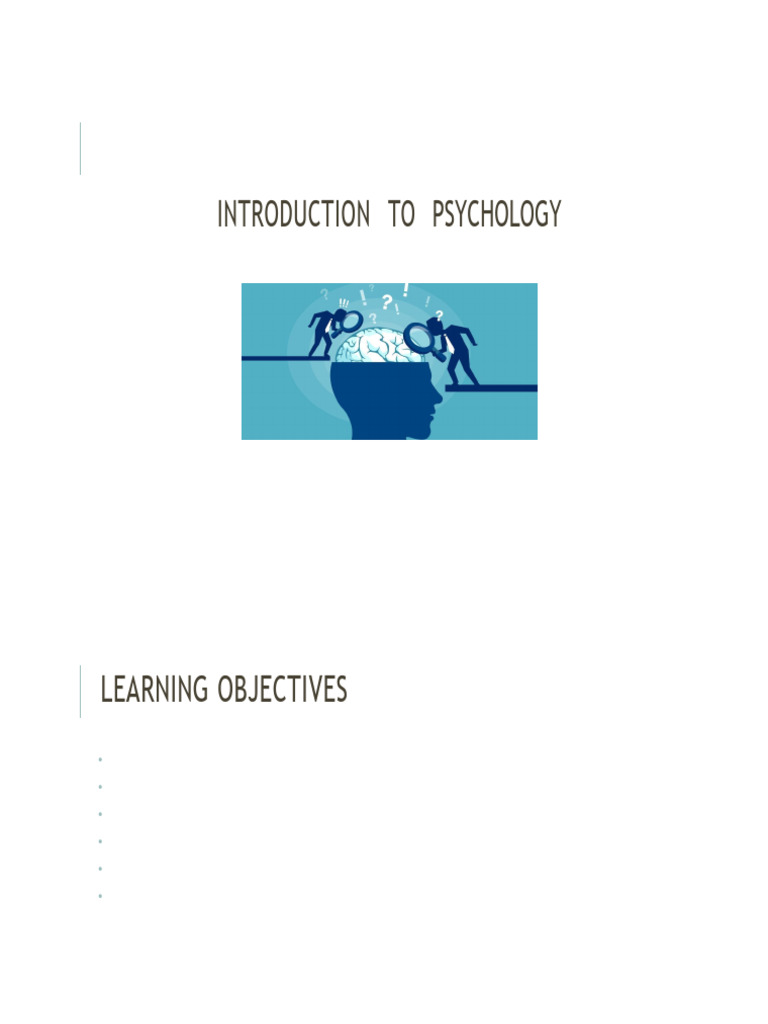 Intro To Psych - Diploma - 230203 - 120154 | PDF | Psychology | Behavior