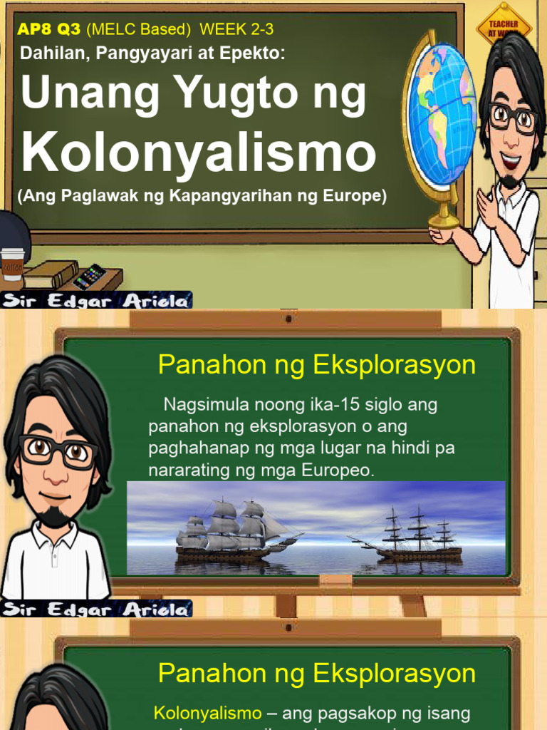 Unang Yugto Ng Kolonyalismo | PDF