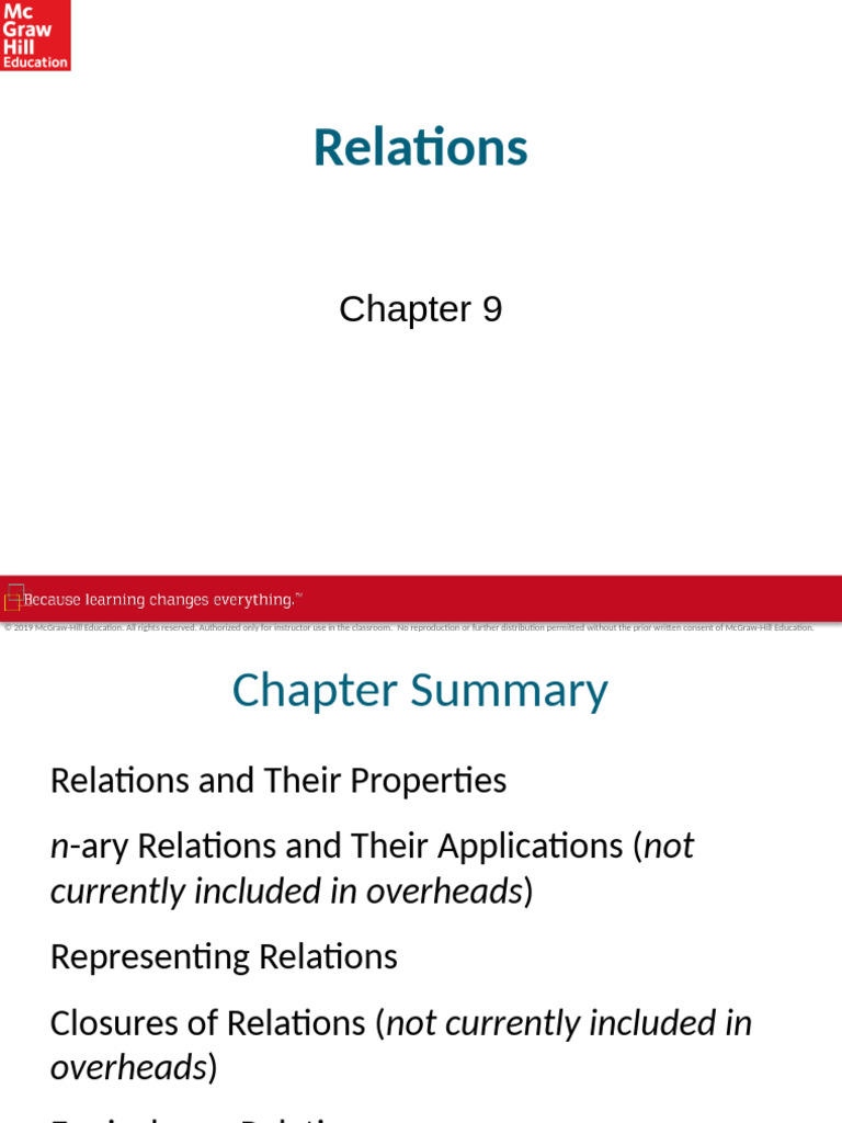 Chapter9 Relations | PDF | Vertex (Graph Theory) | Mathematical Concepts