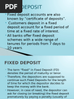 Fixed Deposit Journal Entries in Tally | PDF | Banks | Payments