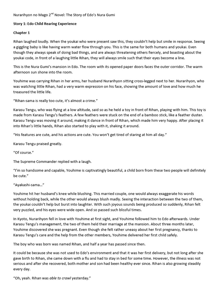 Story 1 - Edo Child Rearing Experience | PDF