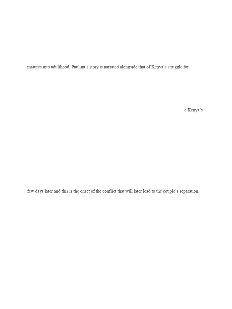 An Analysis of Coming To Birth by Marjorie Oludhe Mcgoye | PDF | Kenya