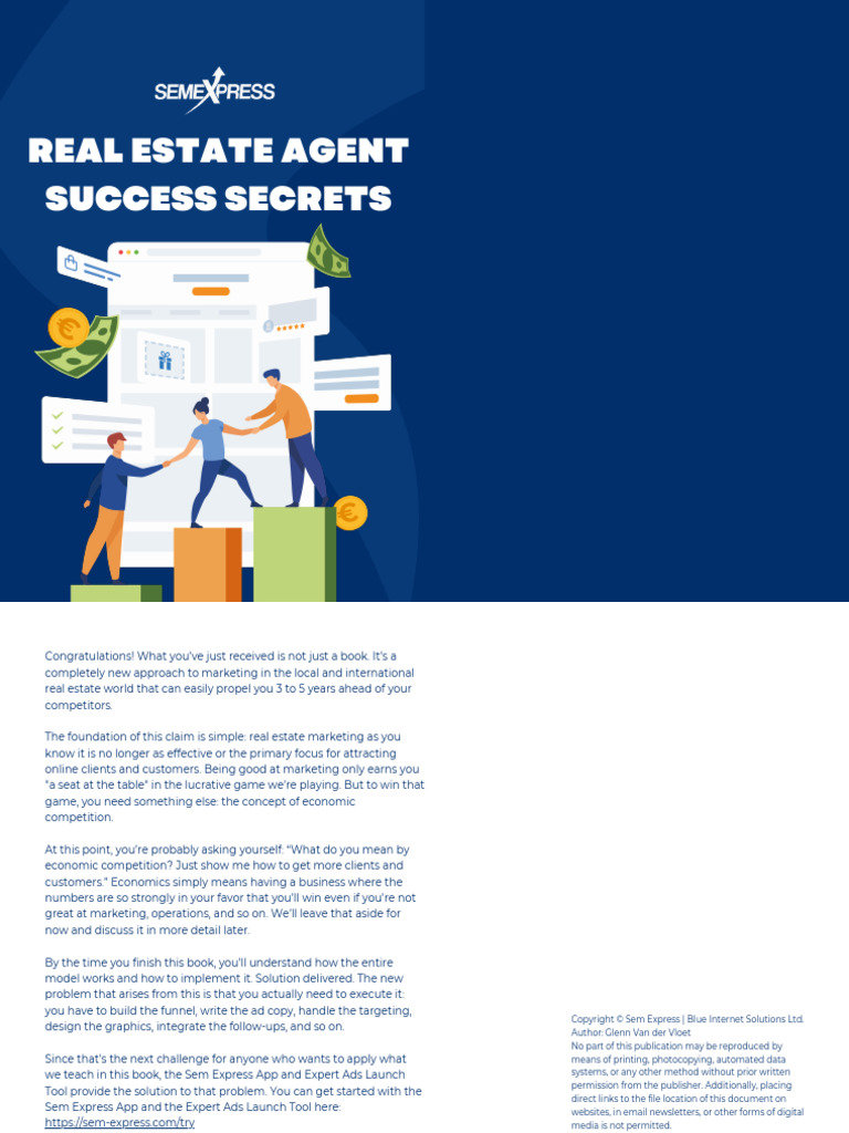 Real Estate Agent Success Secrets | PDF | Customer Relationship Management | Market (Economics)