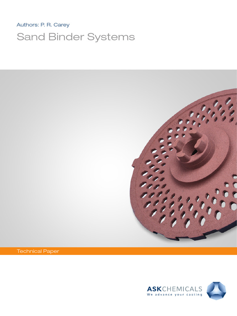 Sand Binder System | PDF | Foundry | Ester