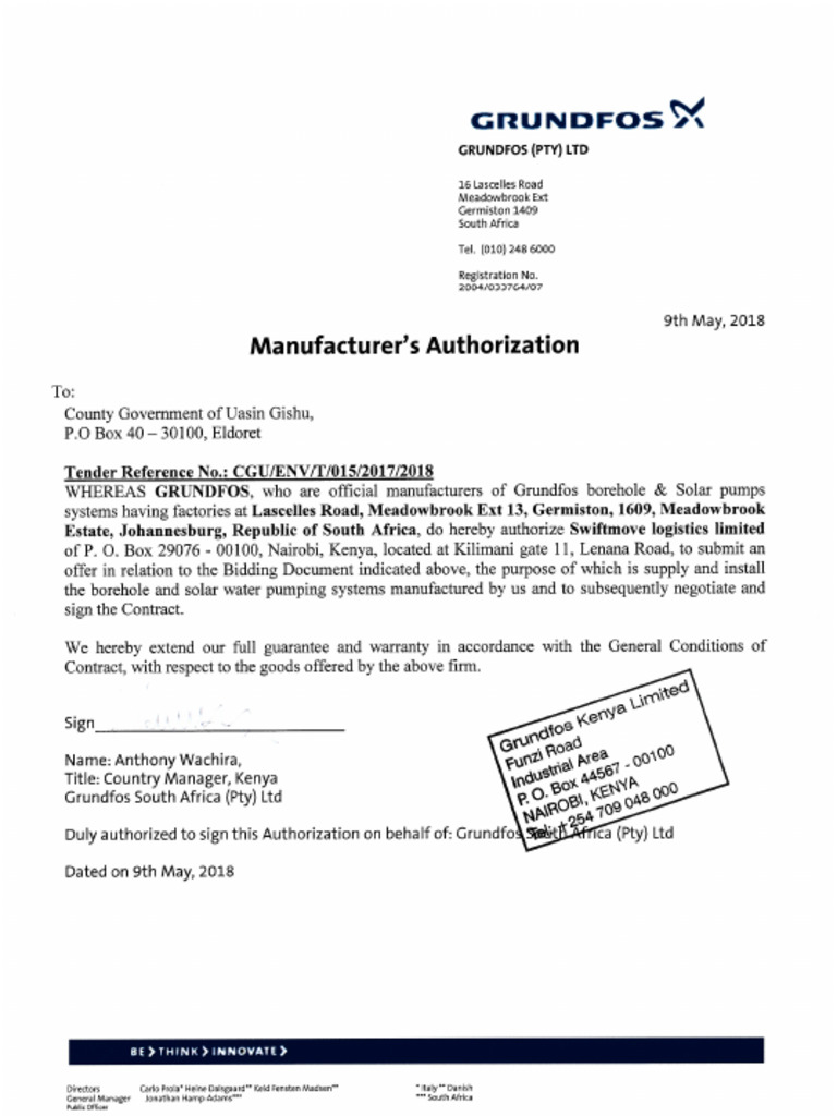 Authorization Letter Sample | PDF