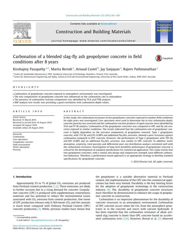 1 s2.0 S0950061816313411 Main | PDF | Concrete | Porosity
