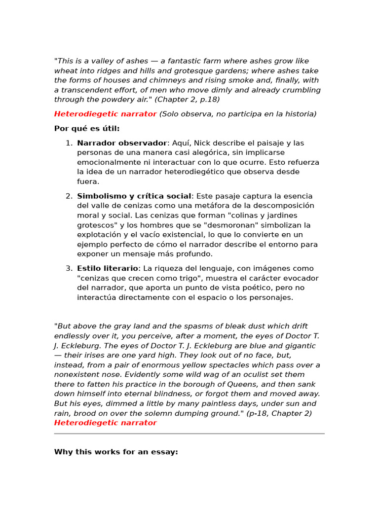 Gatsby Narrator | PDF | The Great Gatsby