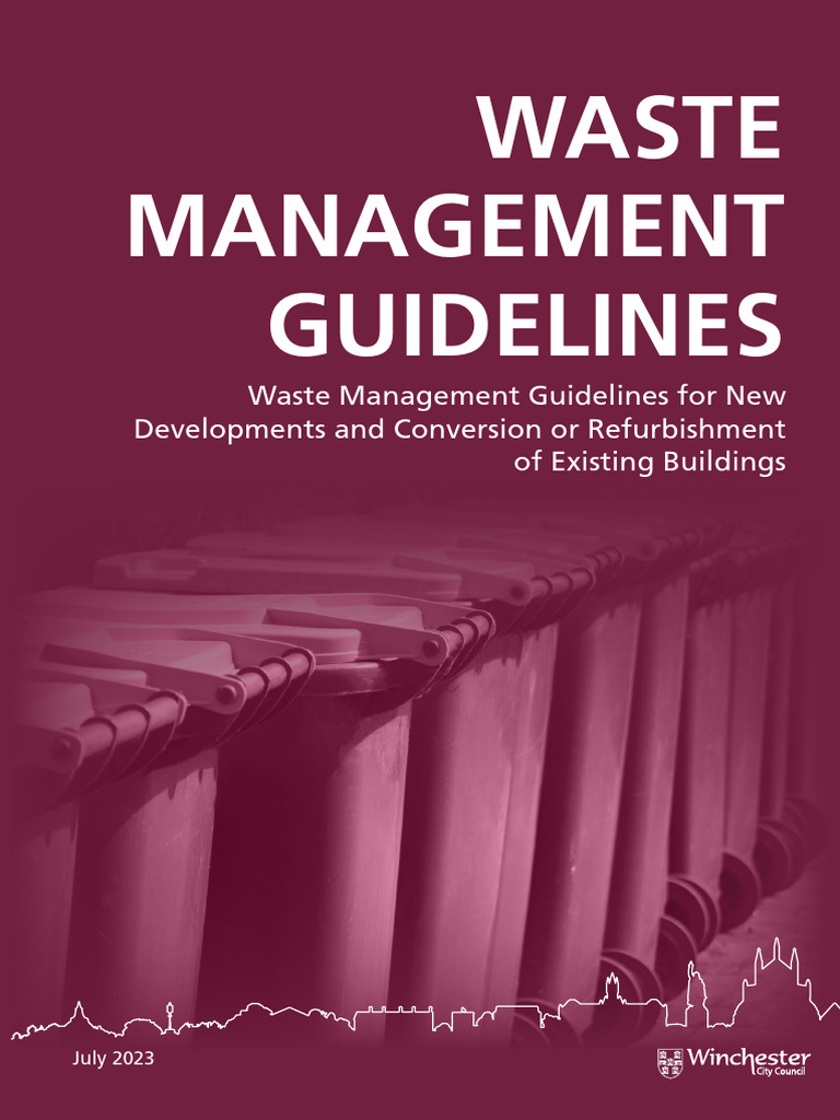 Waste Management Guidelines | PDF | Waste Management | Door