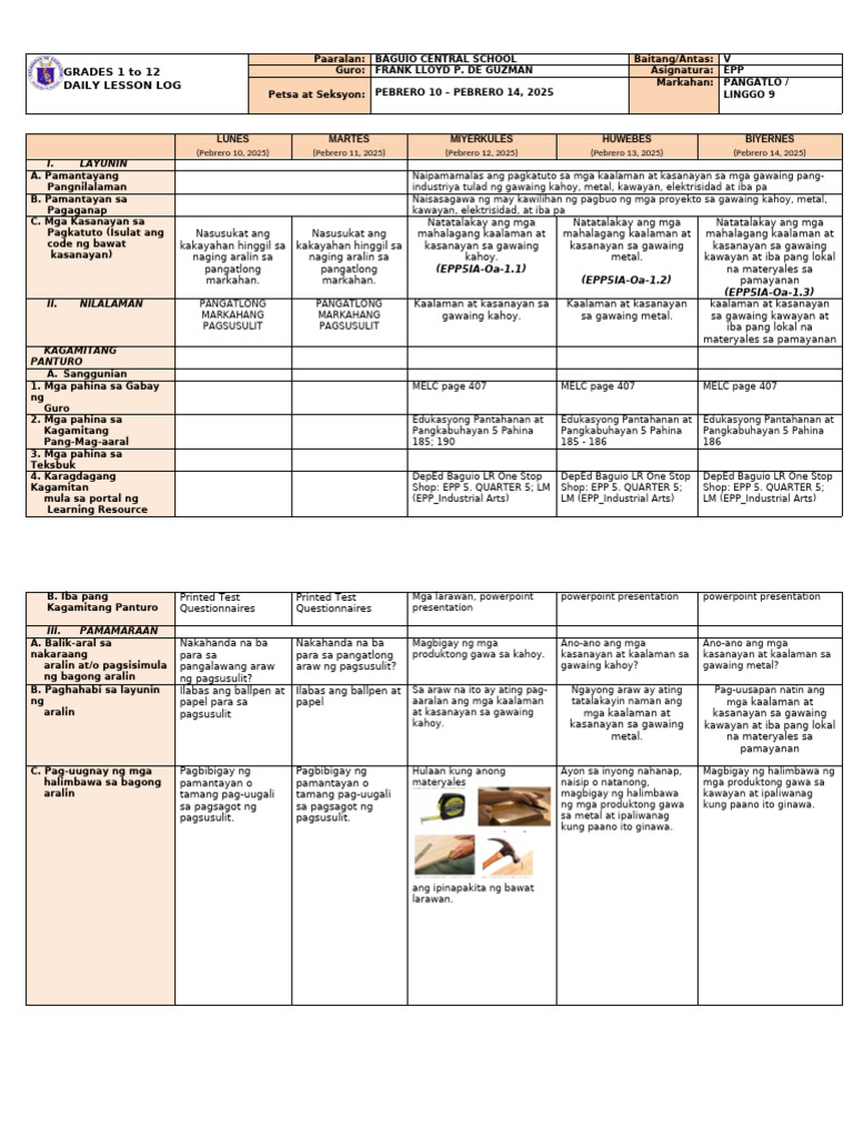 Q3 - EPP Q3 - Week 9 | PDF