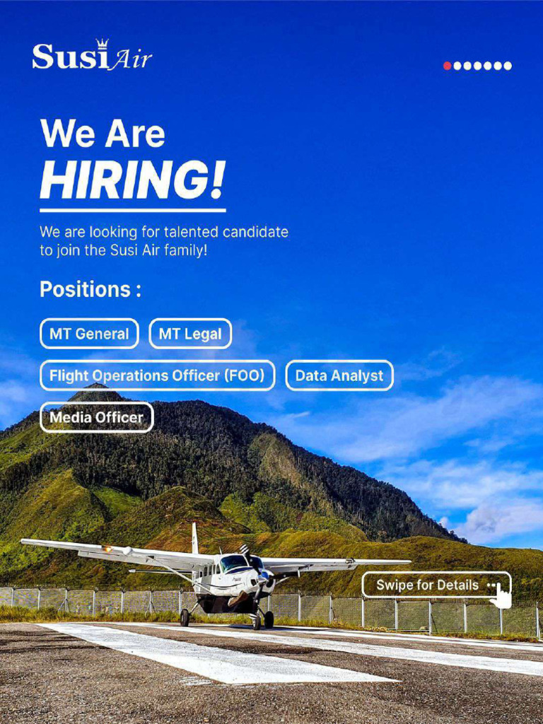 Susi Air - Vacancy | PDF