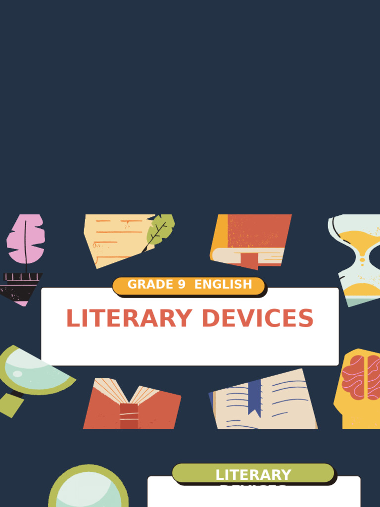 Grade 9 Literary Devices Guide | PDF | Rhyme