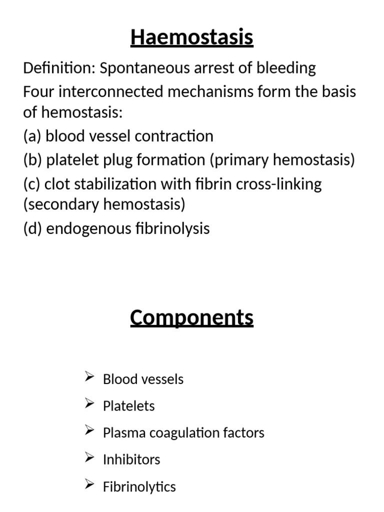 Hemostasis & Platelet Disorders Guide | PDF | Coagulation | Platelet