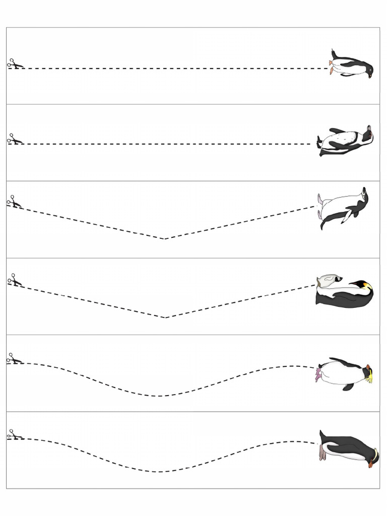 Penguin Scissor Skills | PDF