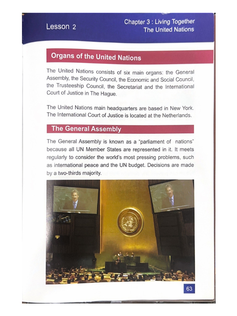 Organs of The United Nations | PDF