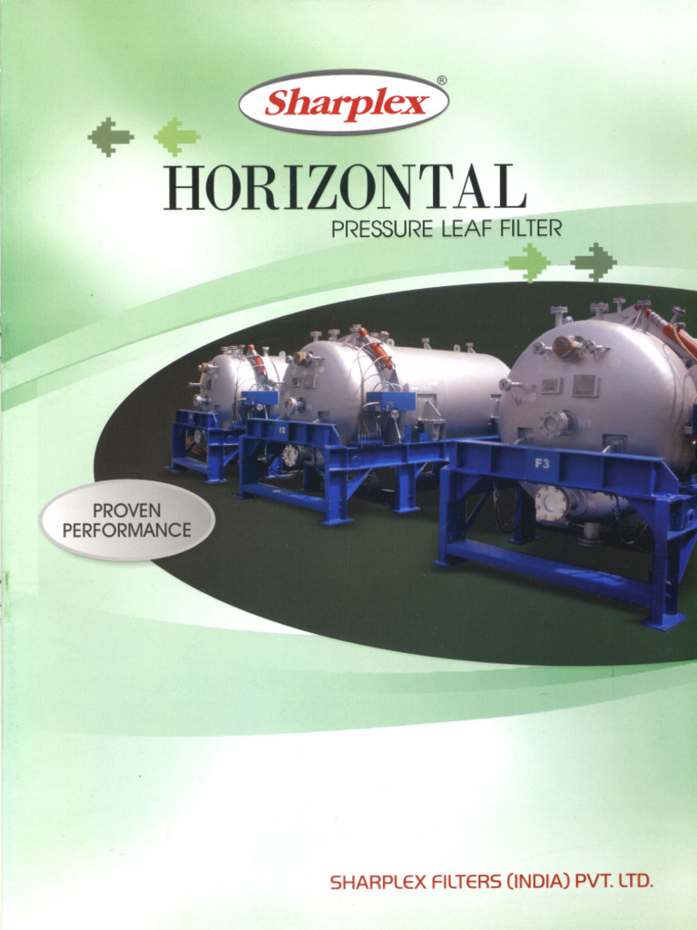 Horizontal Pressure Leaf Filter | PDF