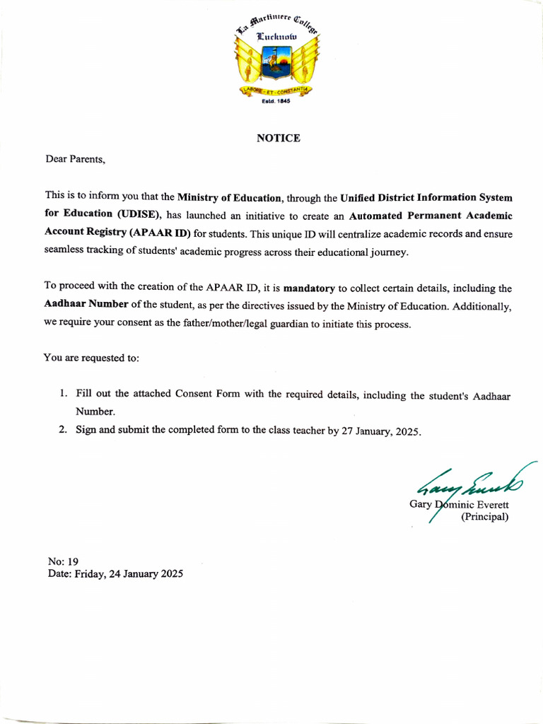 College_Notice No 19 | PDF | Access Control | Privacy