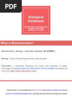 Bioinformatics Databases Updated Presentation | PDF