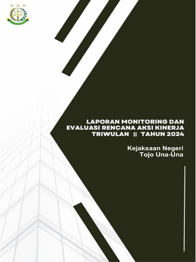 Laporan Monev Rencana Aksi Kinerja (Renaksi) Triwulan II Tahun 2024 | PDF