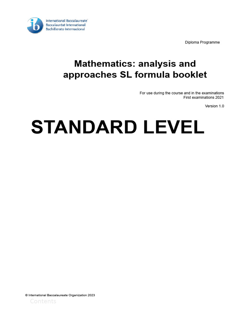 AA SL | PDF | Logarithm | Area