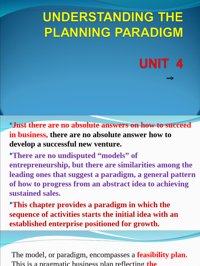 Unit Four | PDF | Entrepreneurship | Startup Company