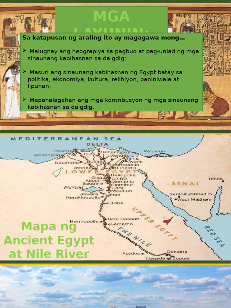 Aralin 5 Sinaunang Ehipto Ancient Egypt | PDF Aralin 5 Sinaunang Ehipto Ancient Egypt | PDF