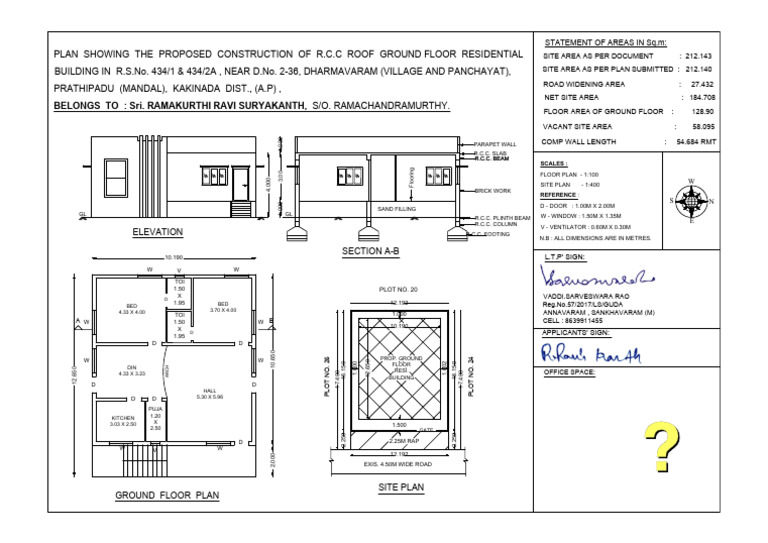 60018_bplan_signed | PDF | Buildings And Structures | Structural Engineering