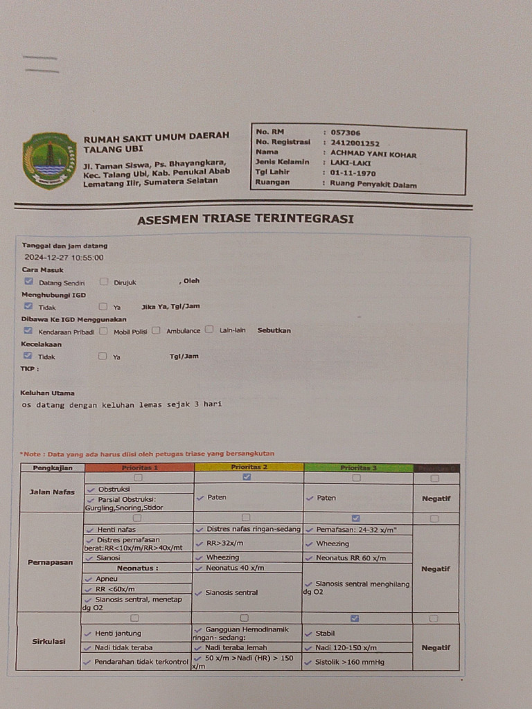 AKP 1.1 elemen a-BUKTI REKAM MEDIS TRIASE | PDF