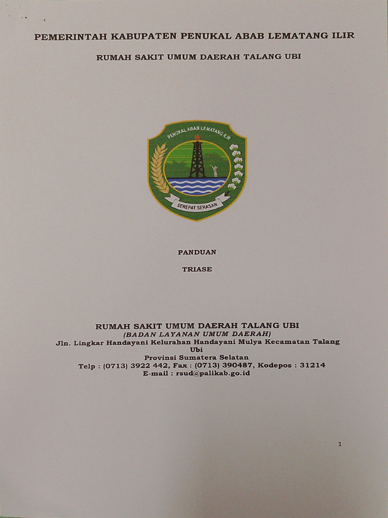 AKP 1.1 Elemen A-Pedoman Triase | PDF