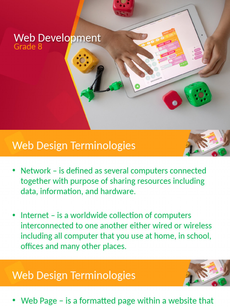 Essential Web Development Terms for 8th Grade | PDF | World Wide Web ...