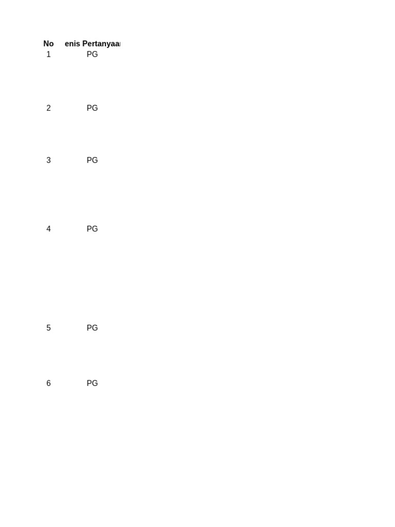 Panduan Import Soal Ujian | PDF