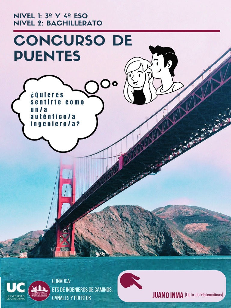 Cartel Concurso Puentes Inma - Juan | PDF