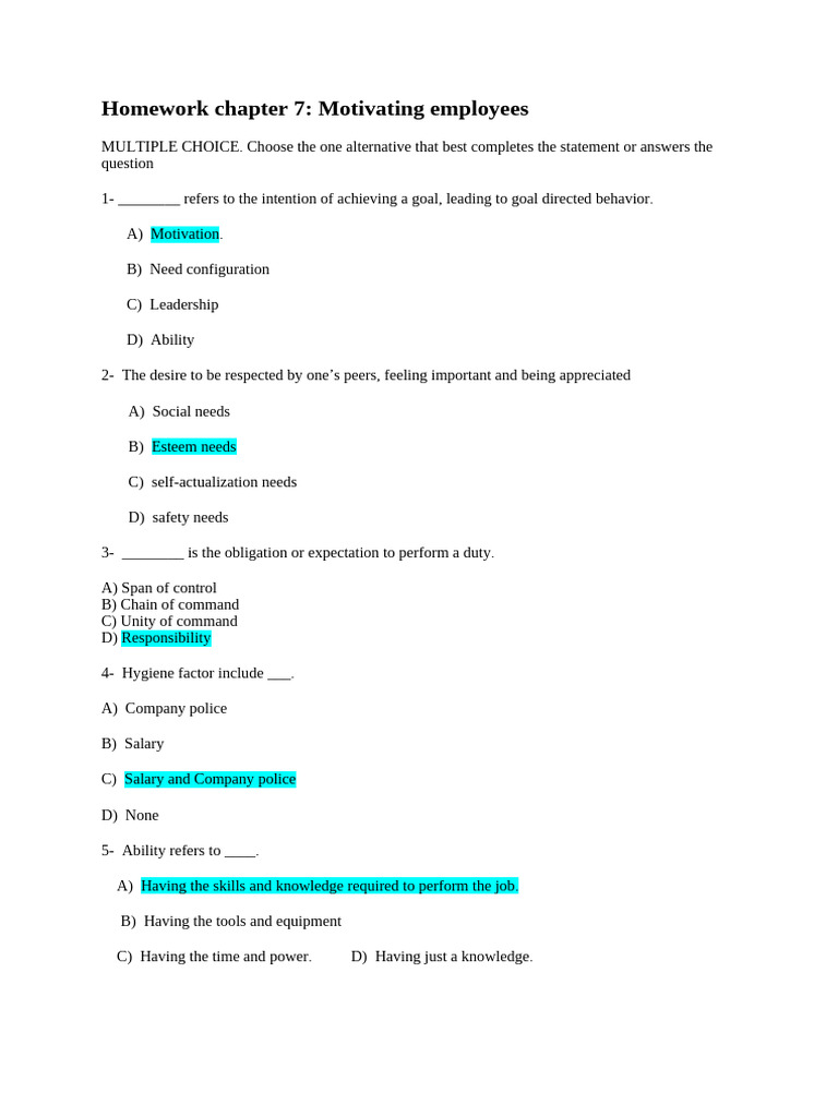 Homework Chapter 2 Pdf