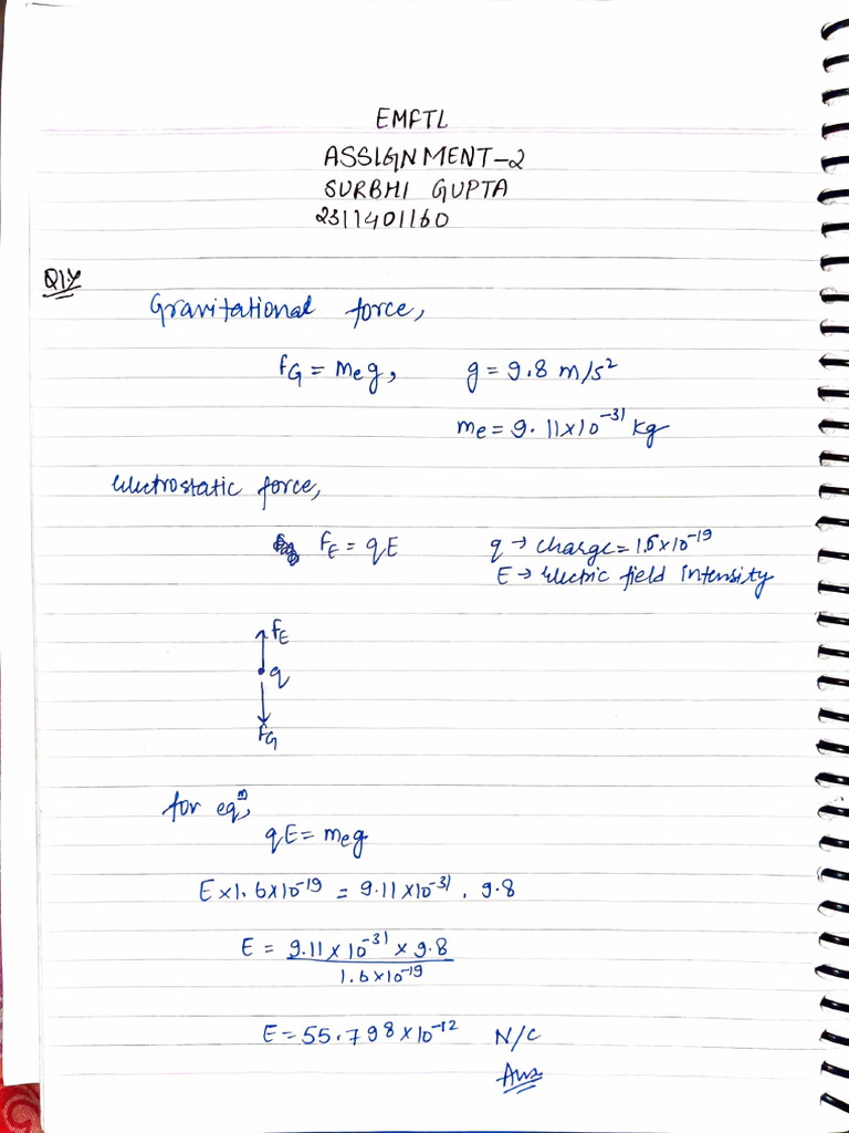 Surbhi Gupta 2311401160 EMFT Assignment-2 | PDF
