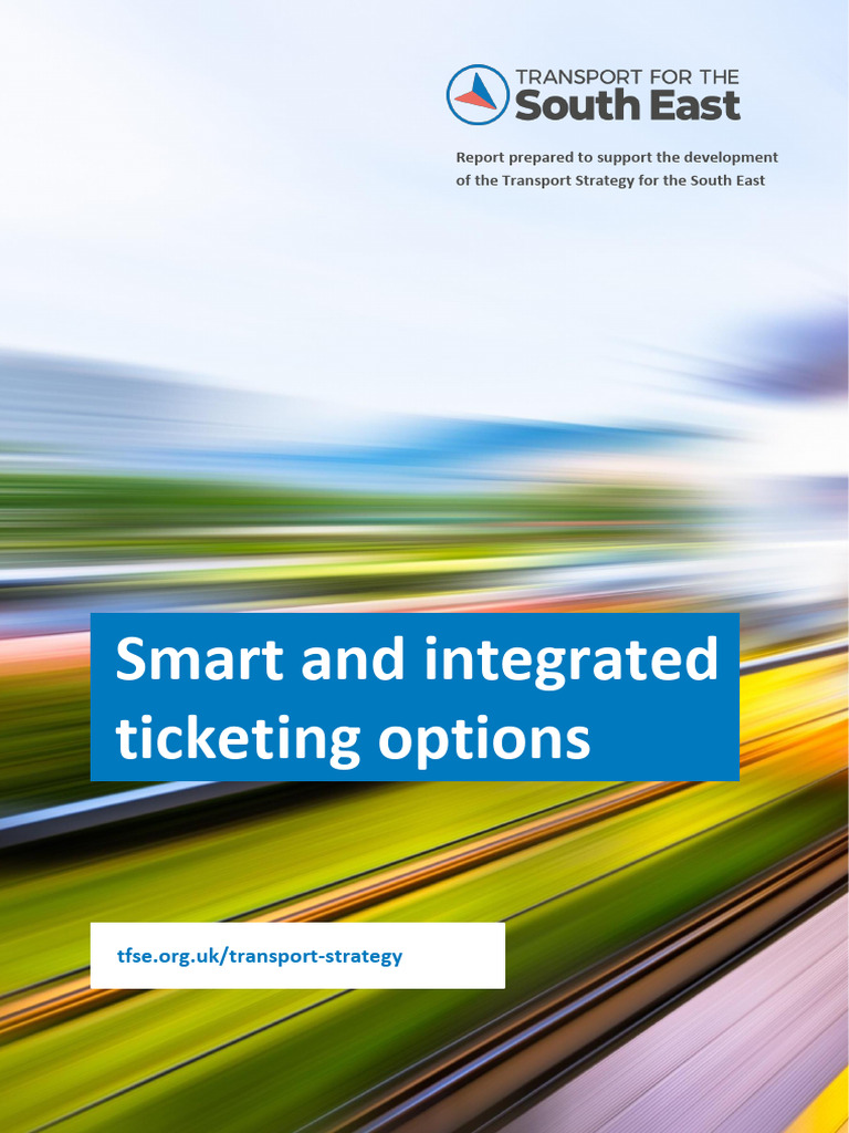 Transport Strategy For The South East | PDF | Public Transport | Smart Card