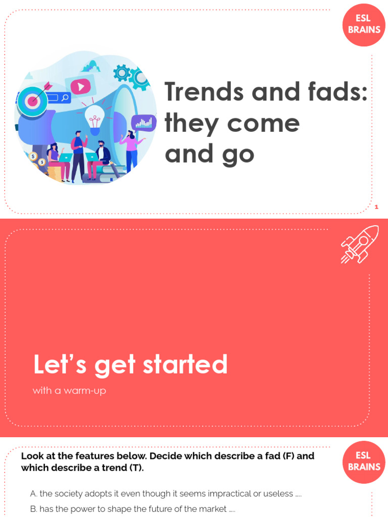 ESL Brains - Business Trends and Fads | PDF | Human Communication