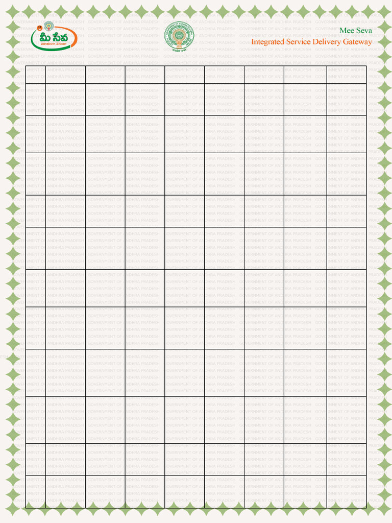 Meeseva 21.08.20 Revised Rates | PDF