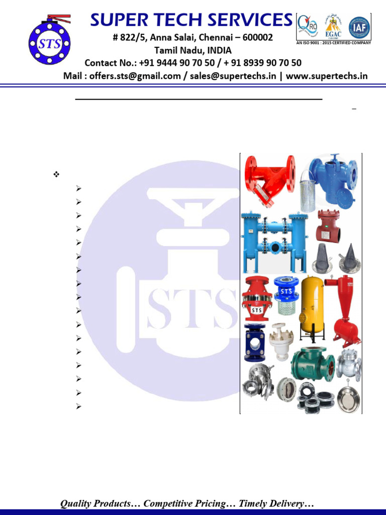 Profile - 2024 - SUPER TECH SERVICES (STS) | PDF