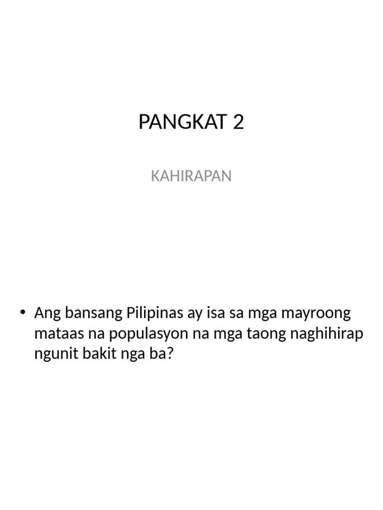 Pangkat 2 Filipino | PDF