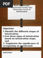 Intoxication Assessment Tool S C A B: Sober Influenced Intoxicated ...