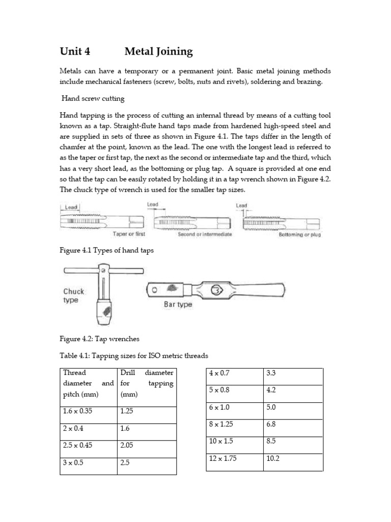 Metal Joining Techniques and Tools | PDF | Welding | Construction